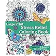 Amazon.com: Color & Relax - Large Print Calm Edition: Stress-Free ...