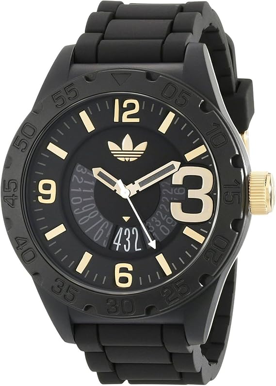 Adidas Men's Watch Analogue Quartz Silicone ADH3011: Amazon.co.uk: Watches
