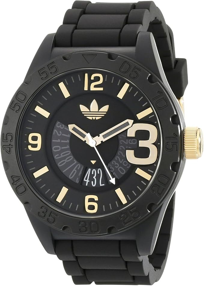 Adidas Men's Watch Analogue Quartz Silicone ADH3011: Amazon.co.uk: Watches