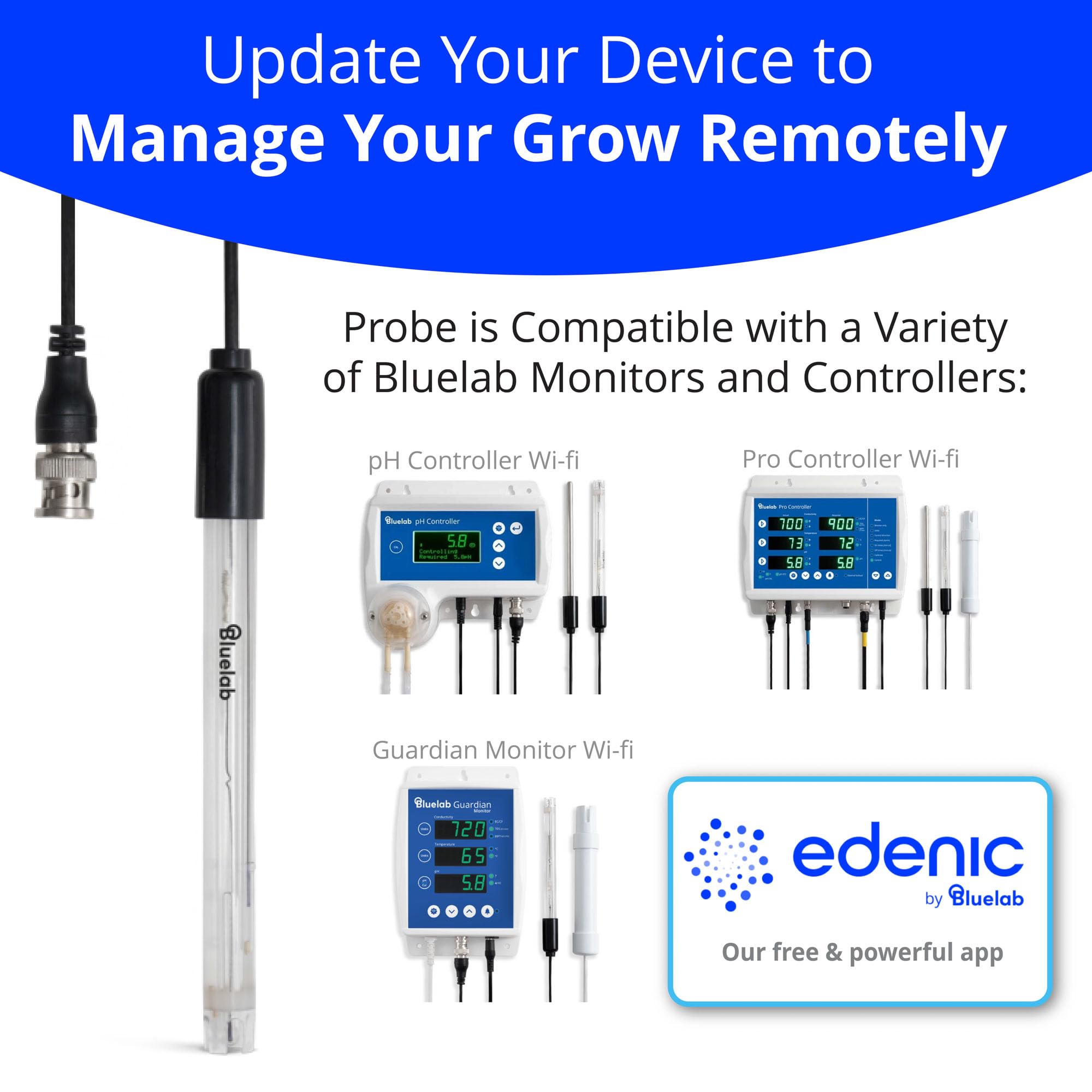 Mua Bluelab PROBPH pH Probe for Water, Replacement Electrode for Meter ...