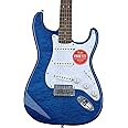 Amazon.com: Squier Affinity Series Stratocaster QMT Electric Guitar ...