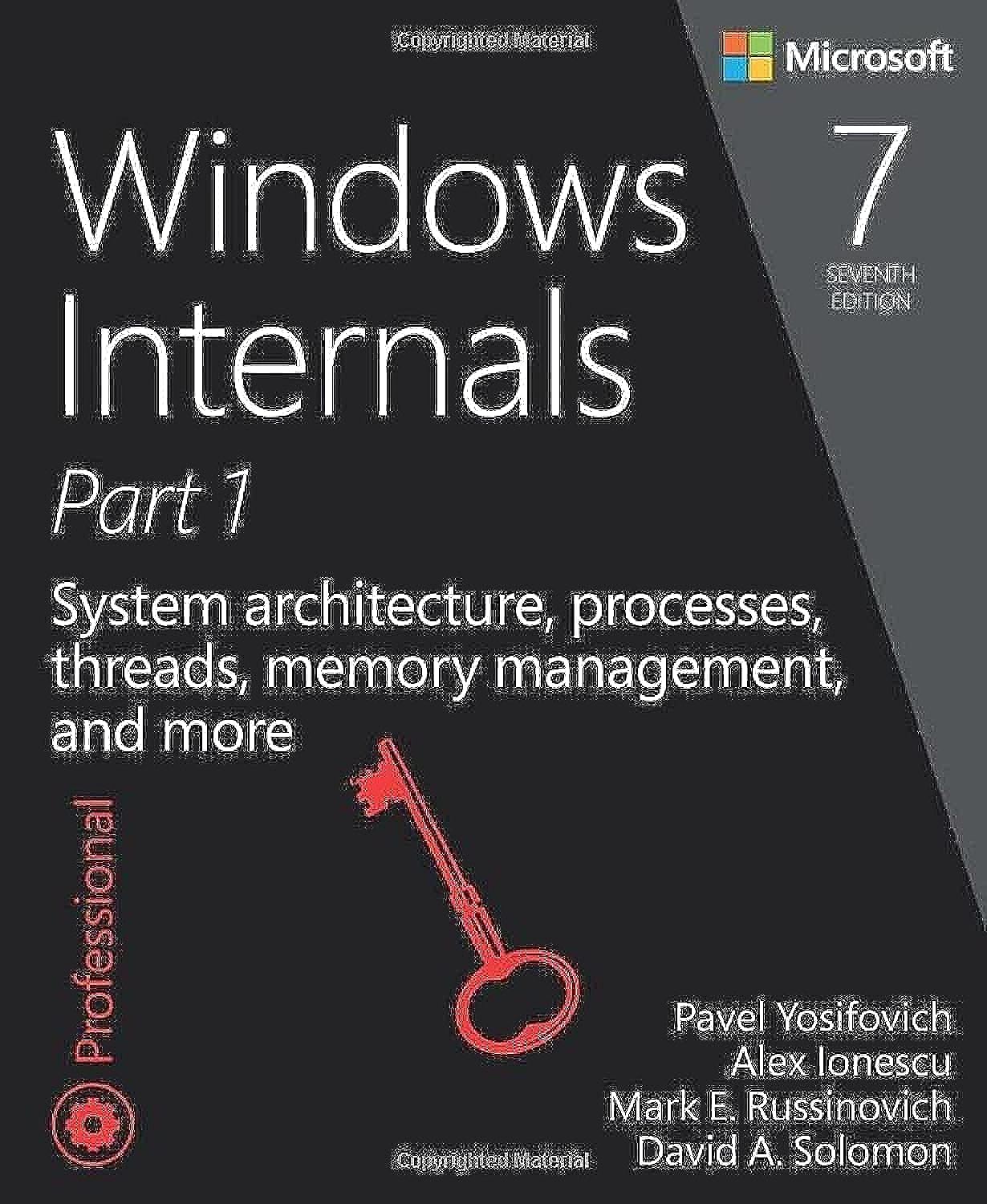 Mua Windows Internals System Architecture Processes Threads Memory Management And More