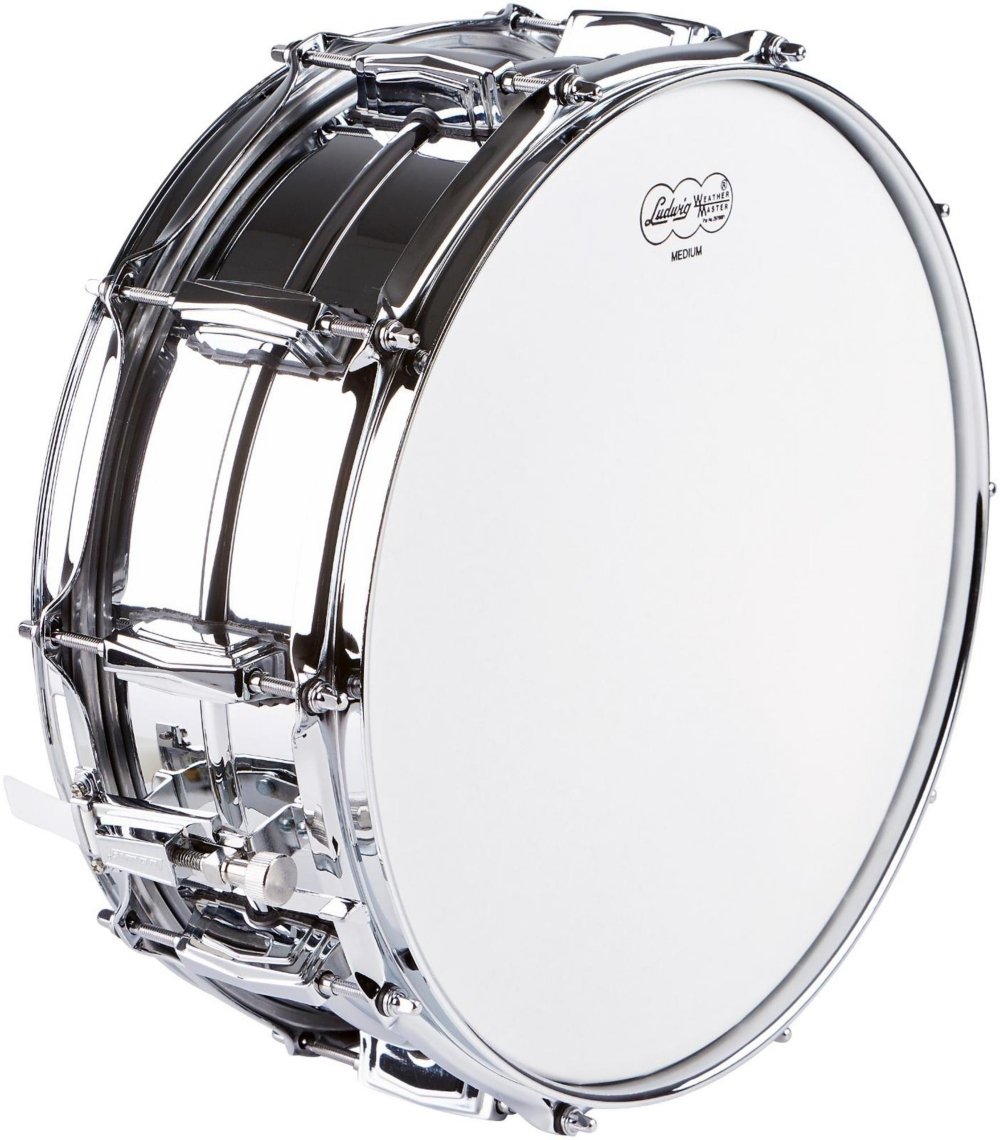 Mua LM400 Smooth Chrome Plated Aluminum 5 x 14 Inches Snare Drum with Imperial Lugs and Supra ...