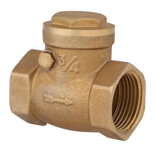 DN20 Female Thread Brass Check Valve Swing Type 232PSI, Water Backflow ...
