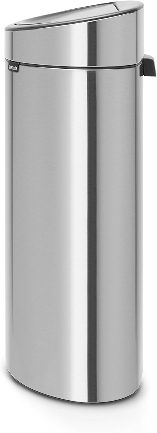Brabantia 40 L Kitchen Touch Bin New (Matt Steel) Removable Lid, Soft ...
