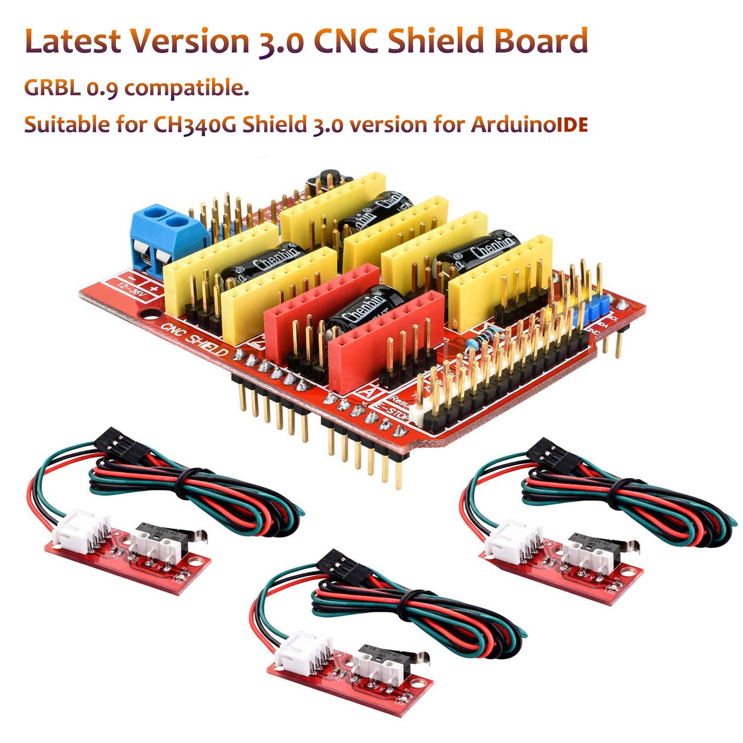 Mua 3D Printer CNC Controller Ardiuno CNC kit with for ArduinoIDE,Longruner GRBL CNC Shield ...