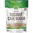 Amazon.com : NOW Foods, Certified Organic Sucanat Cane Sugar, Powder ...