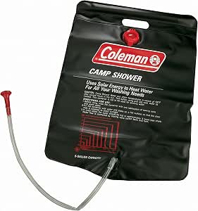 Amazon.com : Coleman 5-Gallon Solar Shower : Portable Camping Shower ...