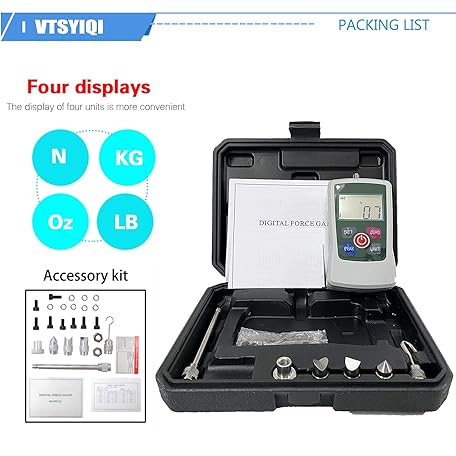 Mua Force Gauge 500N Digital Force Gauge Push and Pull Tester Meter ...