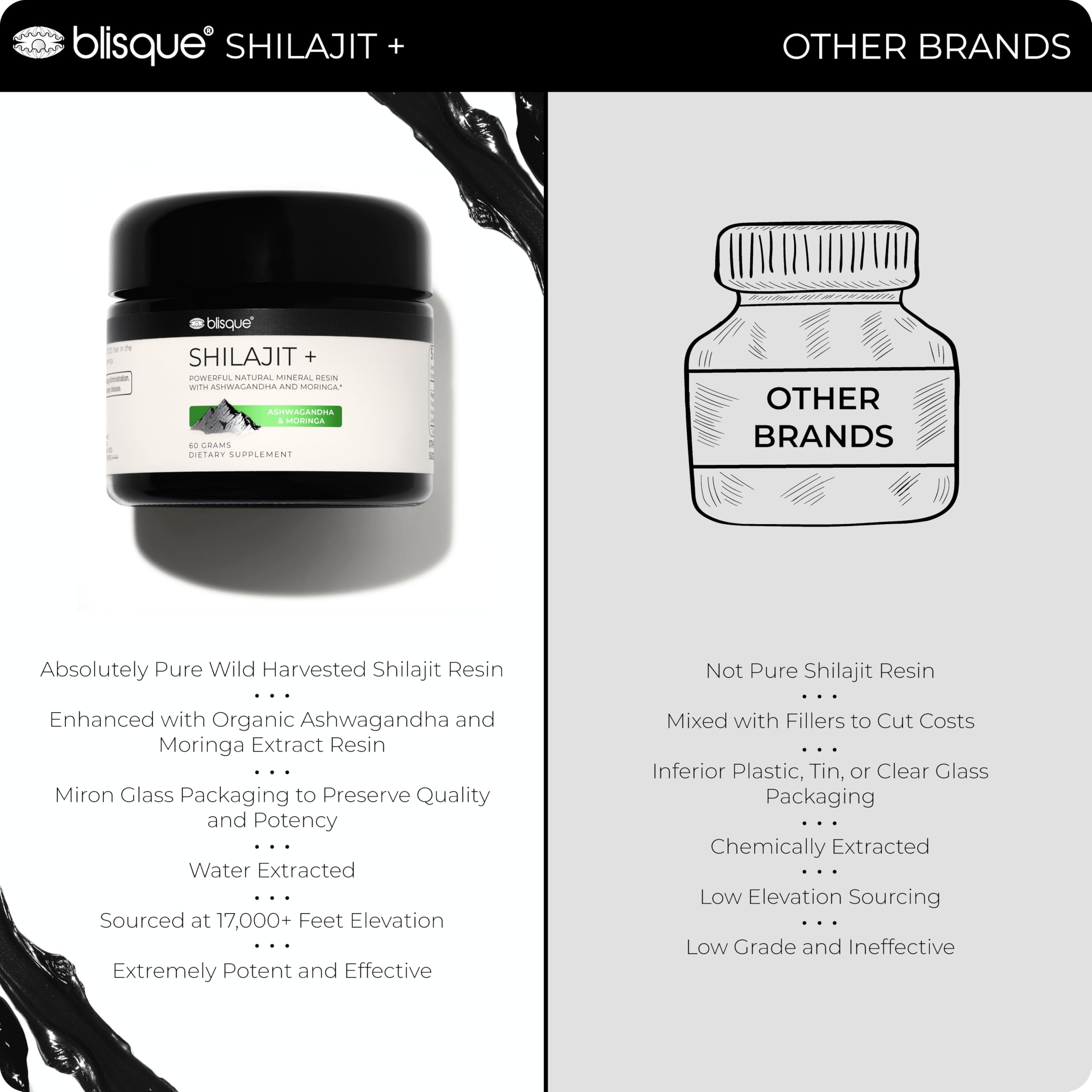 Mua Blisque - Pure Himalayan Organic Shilajit Resin Supplement | with ...