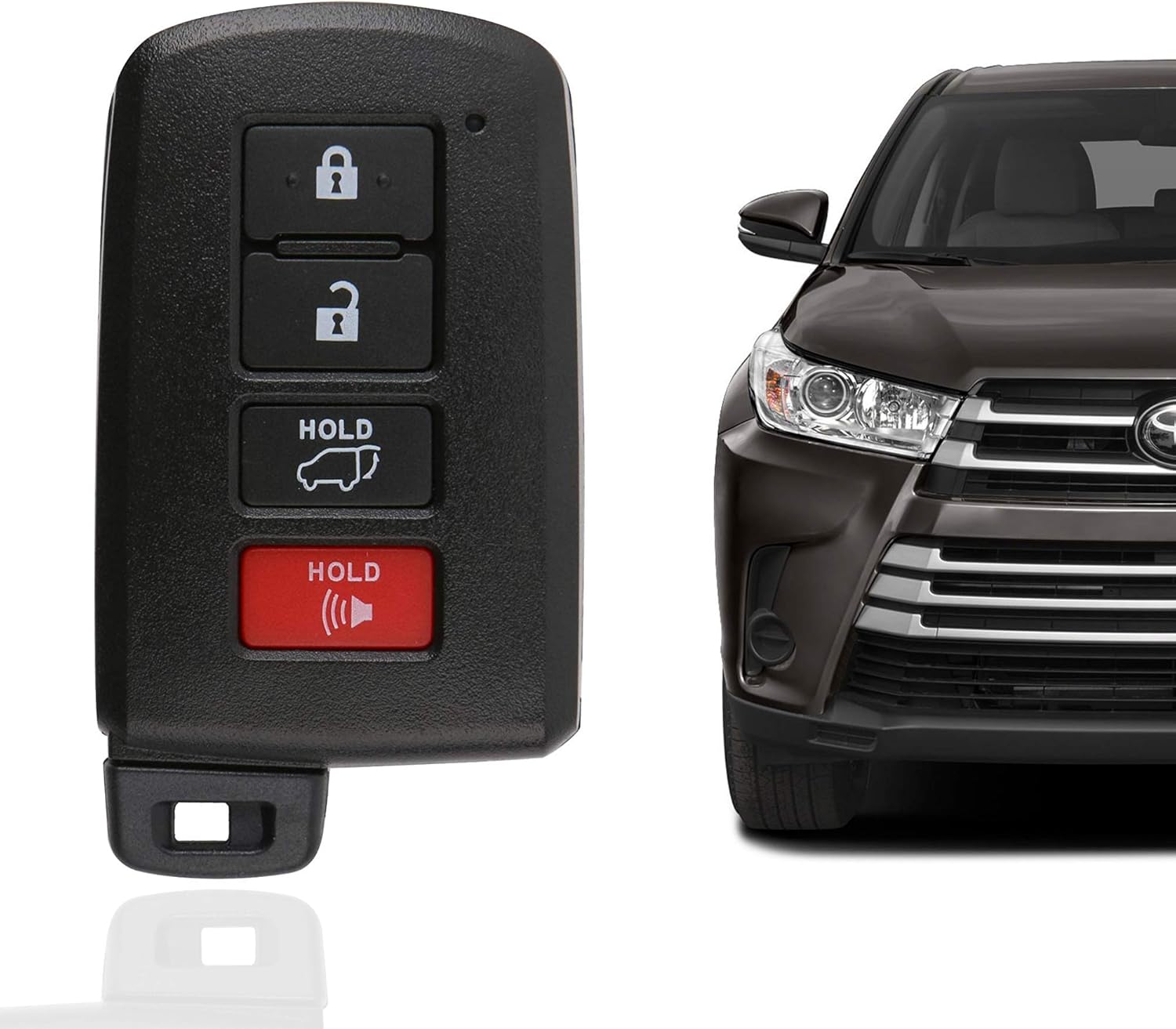 Amazon.com: VOFONO Keyless Entry Remote Flip Key Fob Fit for Toyota ...