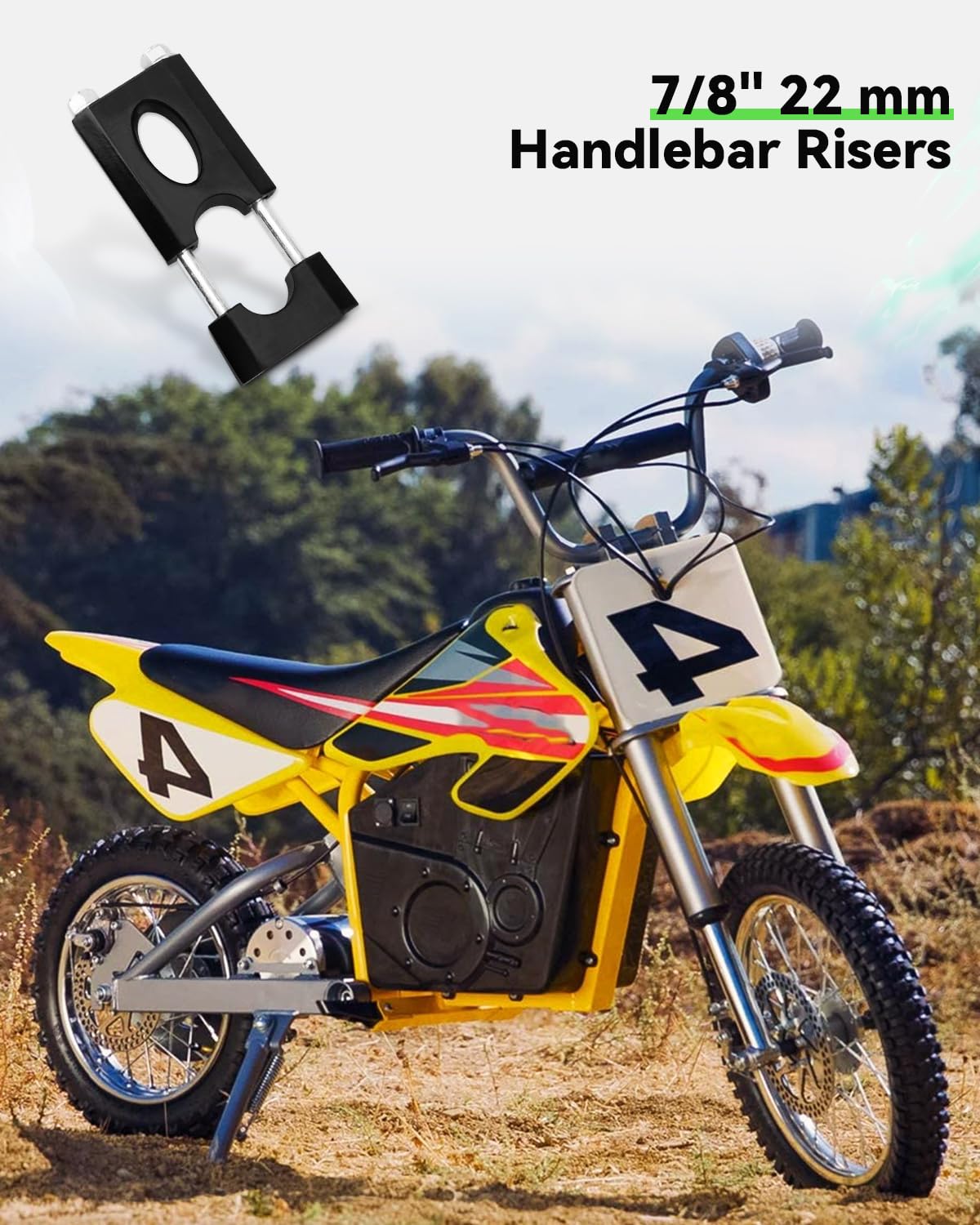 Mua 7/8 inch Handlebar Risers, Fit for Razor MX650 Coleman Bt200x Ct200 ...