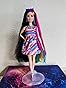 Amazon.com: Barbie Totally Hair Star-Themed Doll, 8.5 inch Fantasy Hair ...