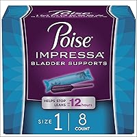 Amazon.com: Poise Impressa Incontinence Bladder Supports Size 1, 10 ...