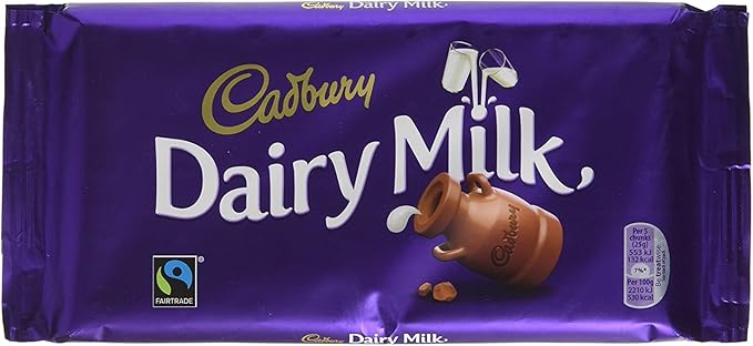 Cadbury Fairtrade Dairy Milk Chocolate Bar 200g Amazon ca Grocery cadbury-fairtrade-dairy-milk-chocolate-bar-200g-amazon-ca-grocery