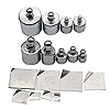 17 PCS Calibration Weights Set,10mg-100g Calibration Gram Scale Weight ...