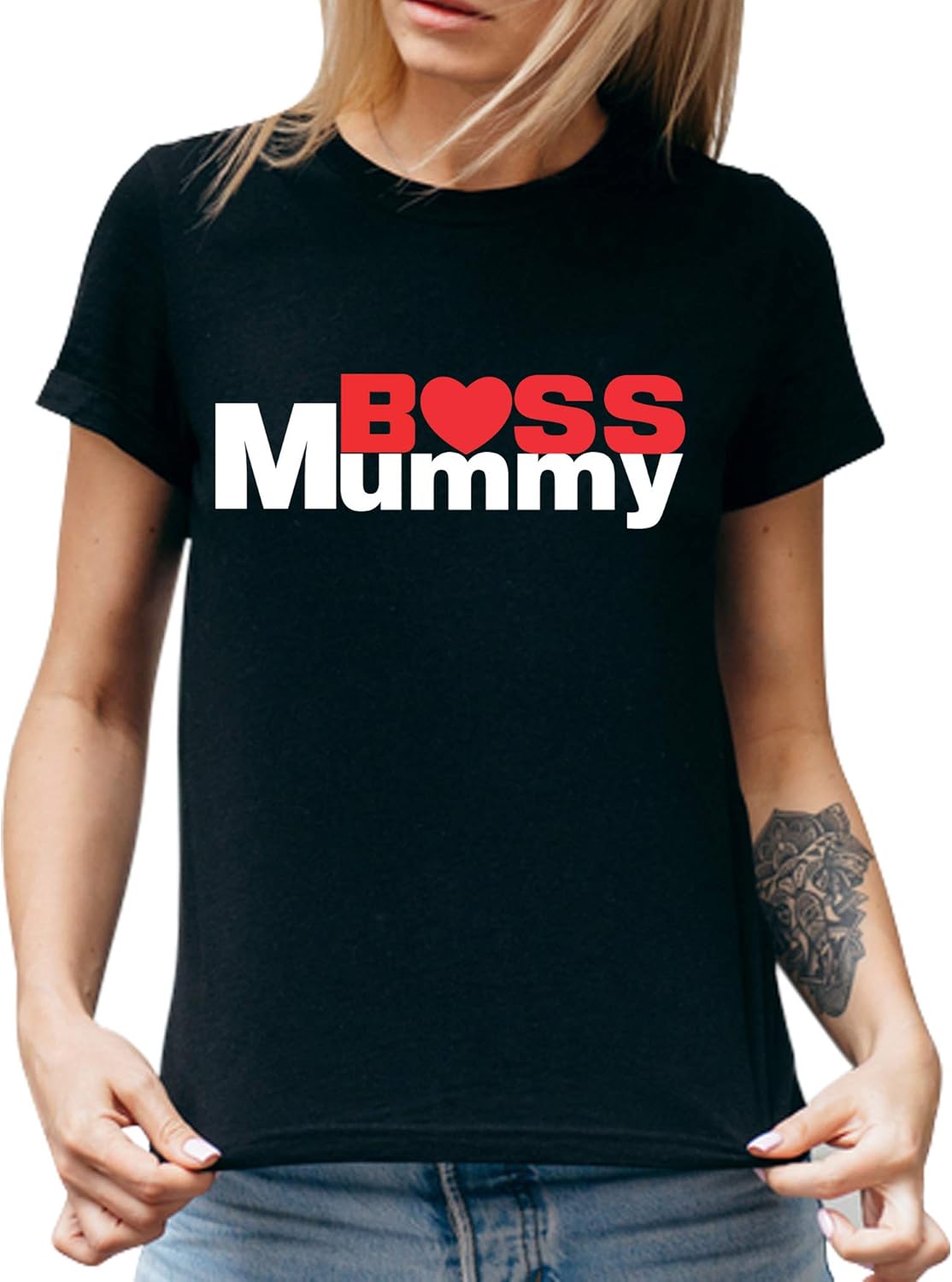 Boss Mummy T Shirts for Women Funny Mum Shirts Birthday Gifts for Mum ...