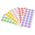 Amazon.com : 1/2" Dot Labels, Assorted Pastel Soft Colors Kit (5 Colors ...