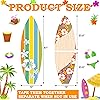 4 Pcs Paper Summer Giant Surfboards Bulletin Board Wall Decor Display ...