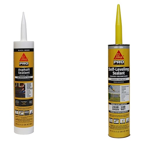 SIKA flex-410 Asphalt Sealant, Black, self-Leveling Hybrid sealant for ...
