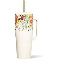 Amazon.com: Corkcicle Rifle Paper 30oz Tumbler With Handle, Garden ...