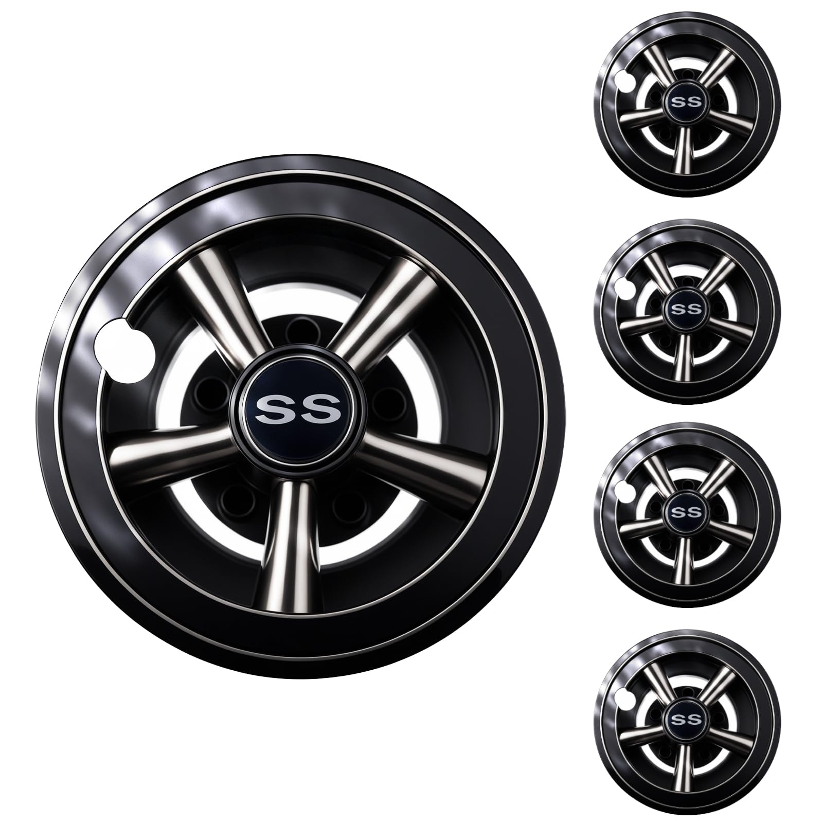 Golf Cart Hubcaps Wheel Covers for EZGO Club Car Yamaha, Golf Cart Hub ...