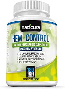 Hem-Control Natural Hemorrhoid Treatment Supplement - Fast & Lasting ...