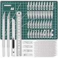 Amazon.com: Exacto Knife Precision Carving Craft Hobby Knife Kit with ...