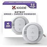 Amazon.com: Kidde Smoke & Carbon Monoxide Detector, 10-Year Battery Powered, Voice Alerts, LED ...
