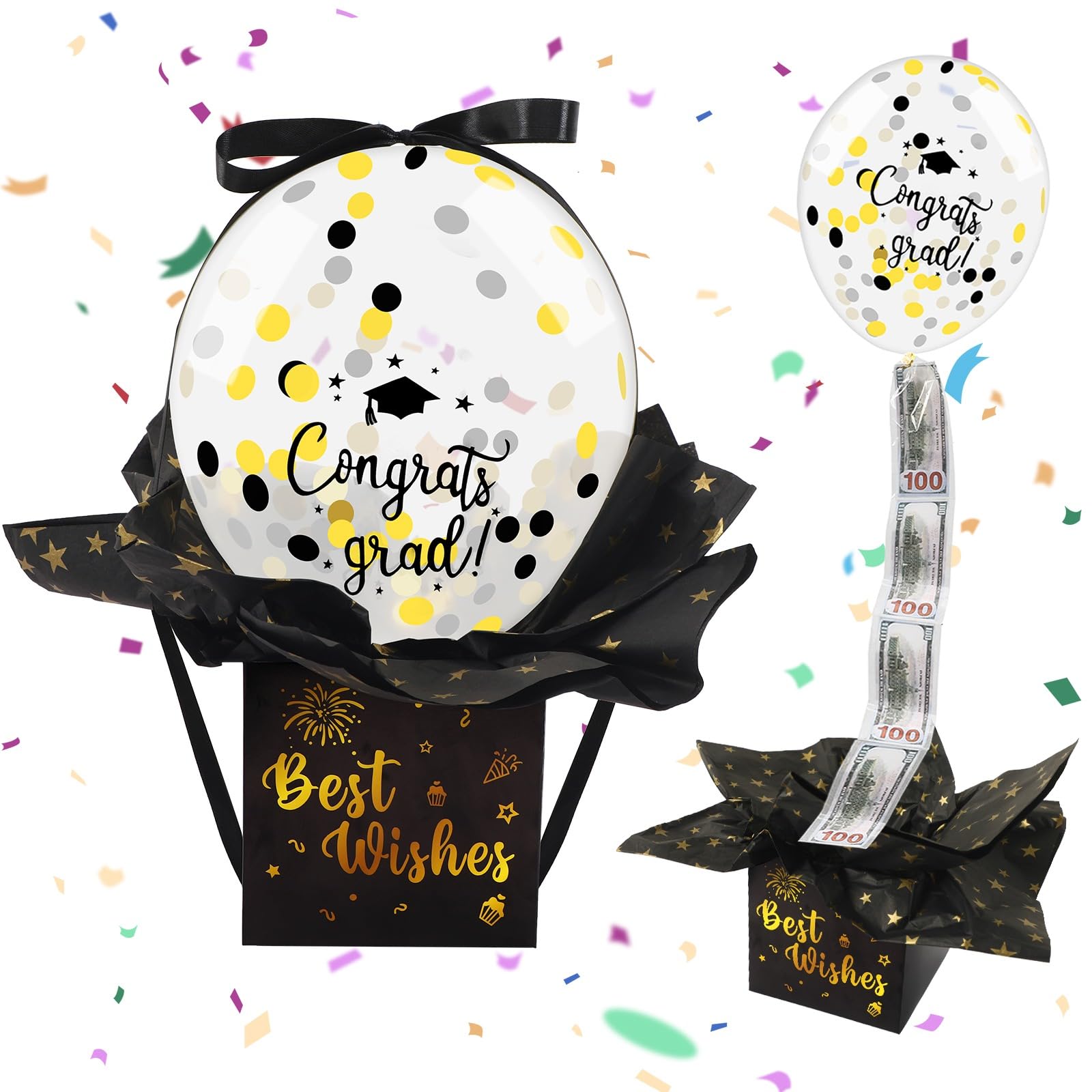 2025 Graduation Party Balloon Gift Pack, Graduation Decorations 50Pcs ...