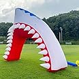 Amazon.com: V-infla Inflatable Shark Mouth Arch Inflatable Shark ...