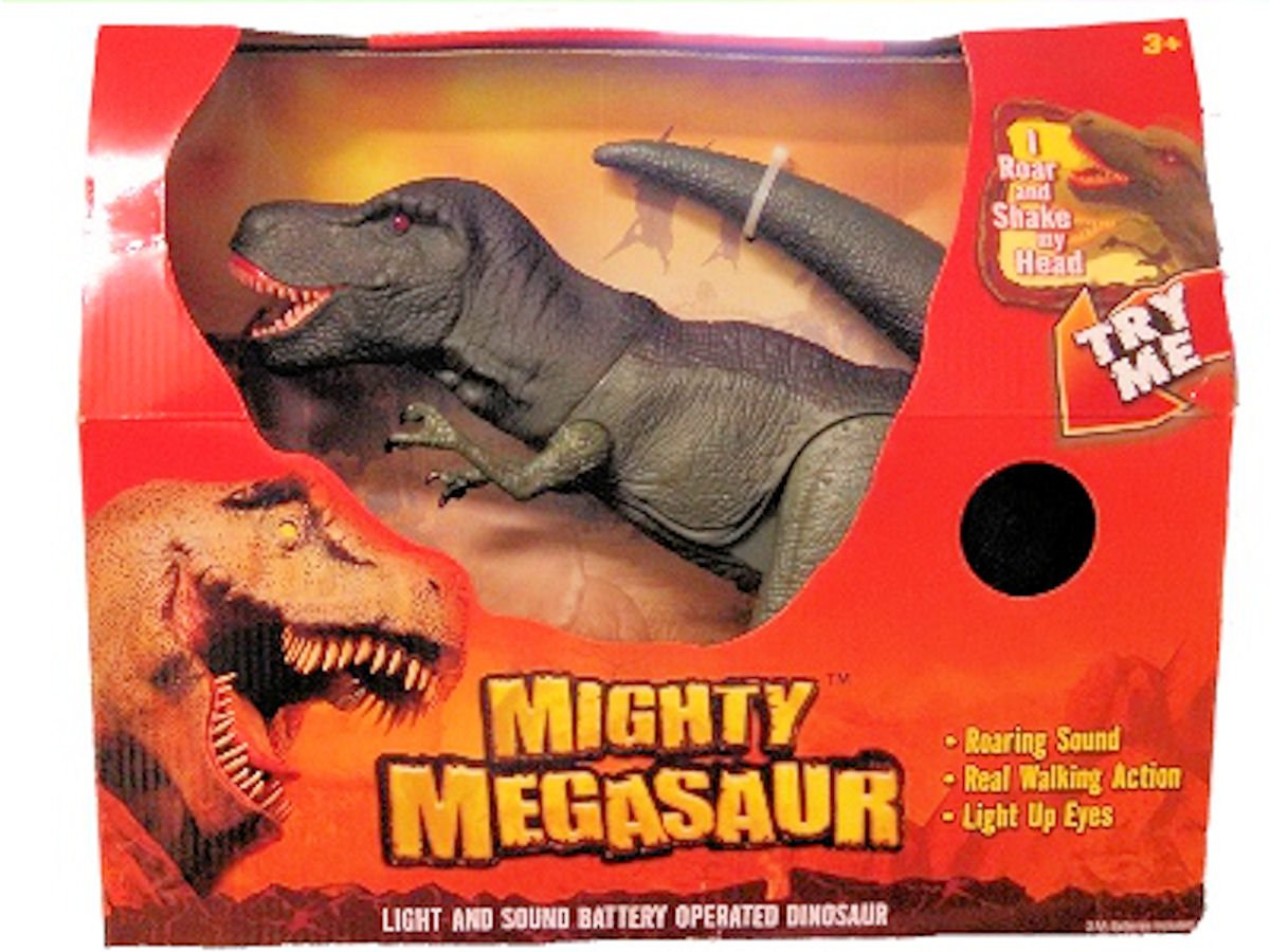 Amazon.com: Mighty Megasaur Light and Sound Battery Operated Dinosaur ...