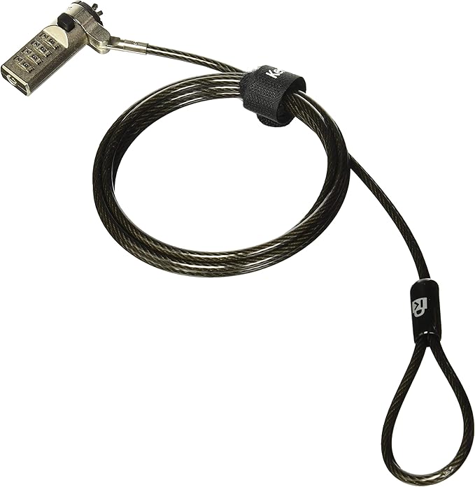 Kensington N17 Dell Cable Lock for Laptops with Wedge Lock Slot ...