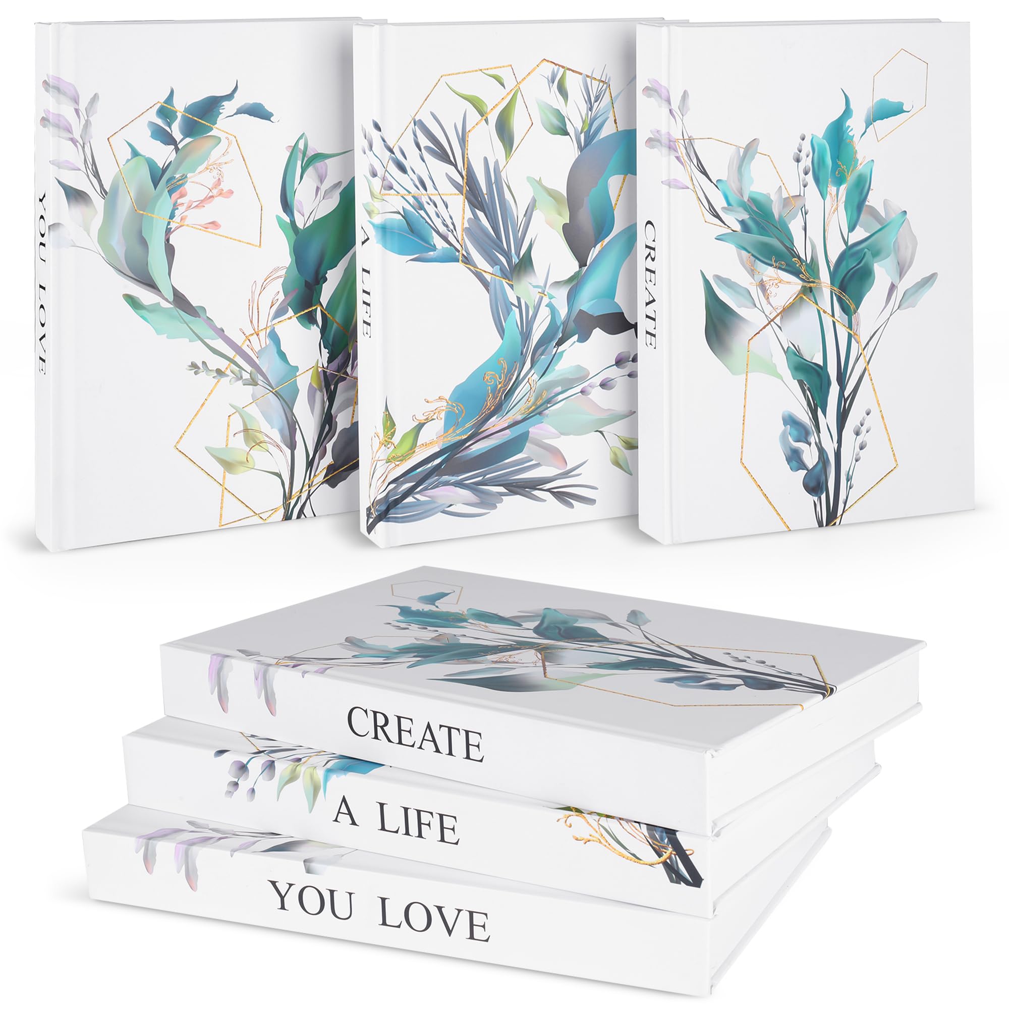 Set of 3 Decorative Books for Home Décor (Create a Life You Love ...