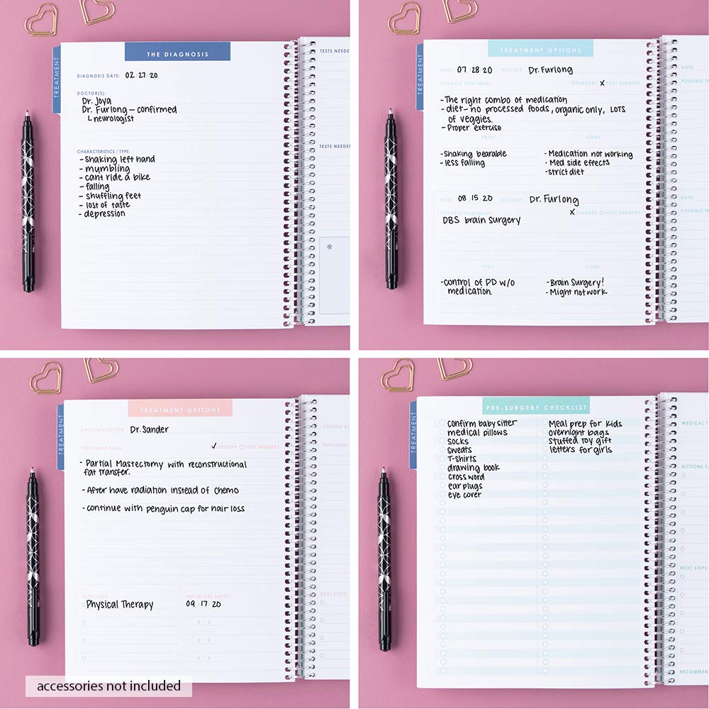 Mua Erin Condren 7" x 9" Spiral Coiled Notebook - Medical Treatment ...