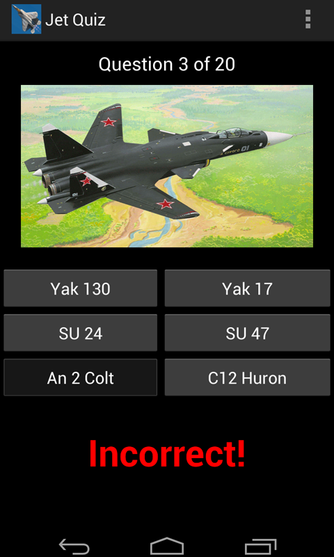 Aircraft Jet Fighter Quiz:Amazon.com:Appstore for Android