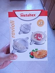 Metaltex 252340084 Forme per ravioli, set da 3: Amazon.it: Casa e cucina