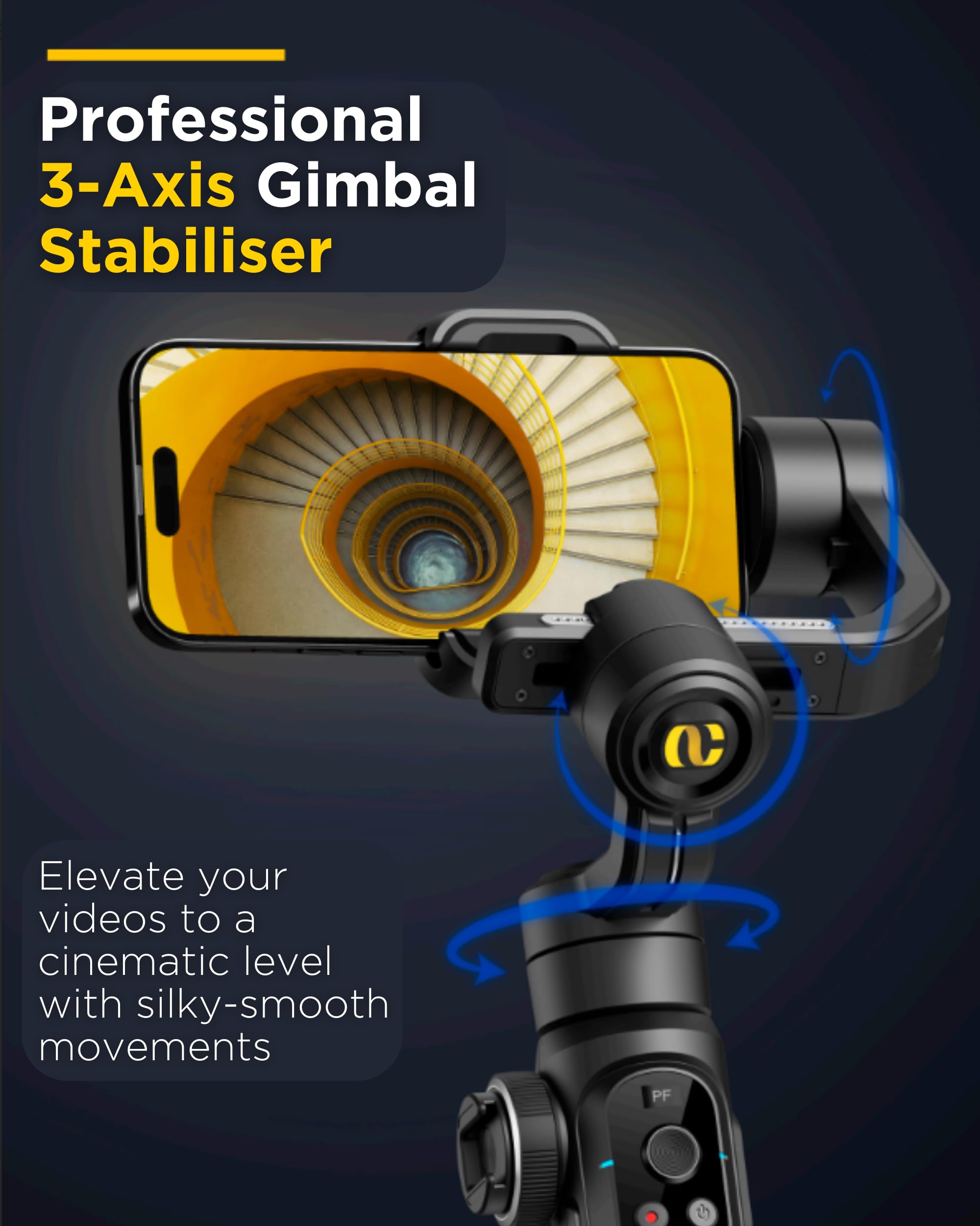 Mua AOCHUAN S2 Smartphone Gimbal Stabilizer Professional Industry ...