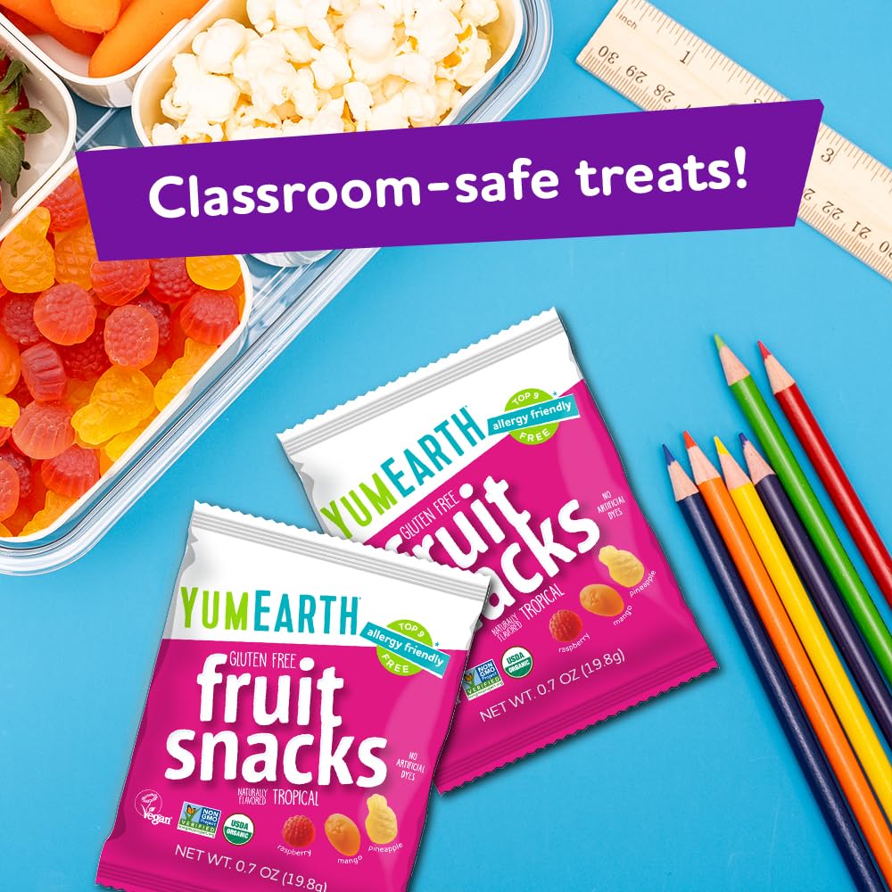 Mua Organic Tropical Fruit Snacks - Fruit Gummies Snack Packs, Gluten ...