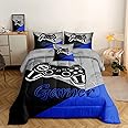 Amazon.com: ROWADALO 5 Pieces Bed in A Bag Gamer Bedding Set for Boys Kids Gaming Comforters Set ...