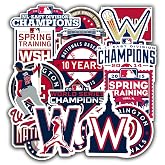 Amazon.com: 50 PCS American Baseball Stickers for Water Bottle, Laptop ...