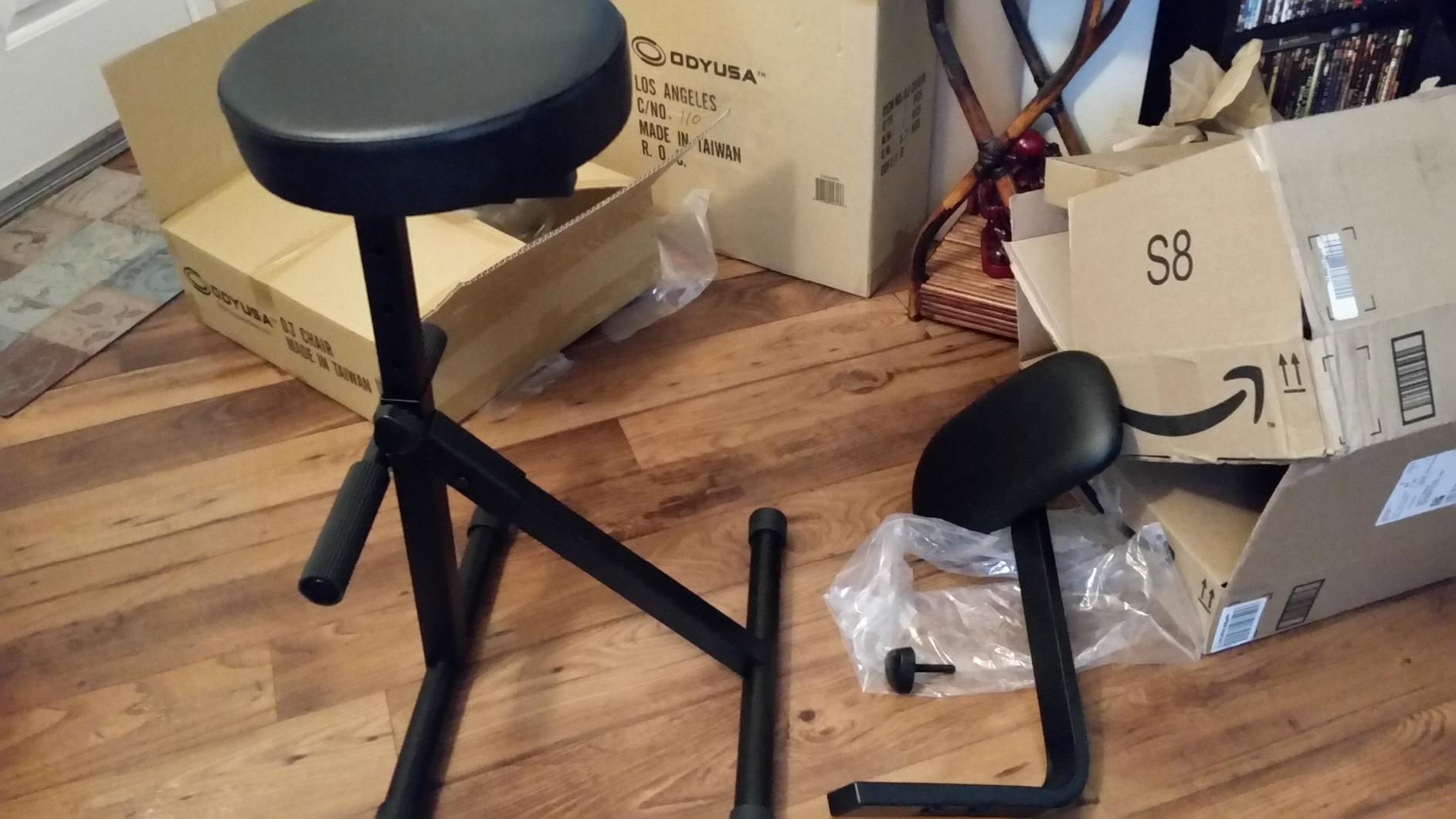 $17/mo - Finance Odyssey DJCHAIR Adjustable Dj Chair | Buy Now, Pay Later