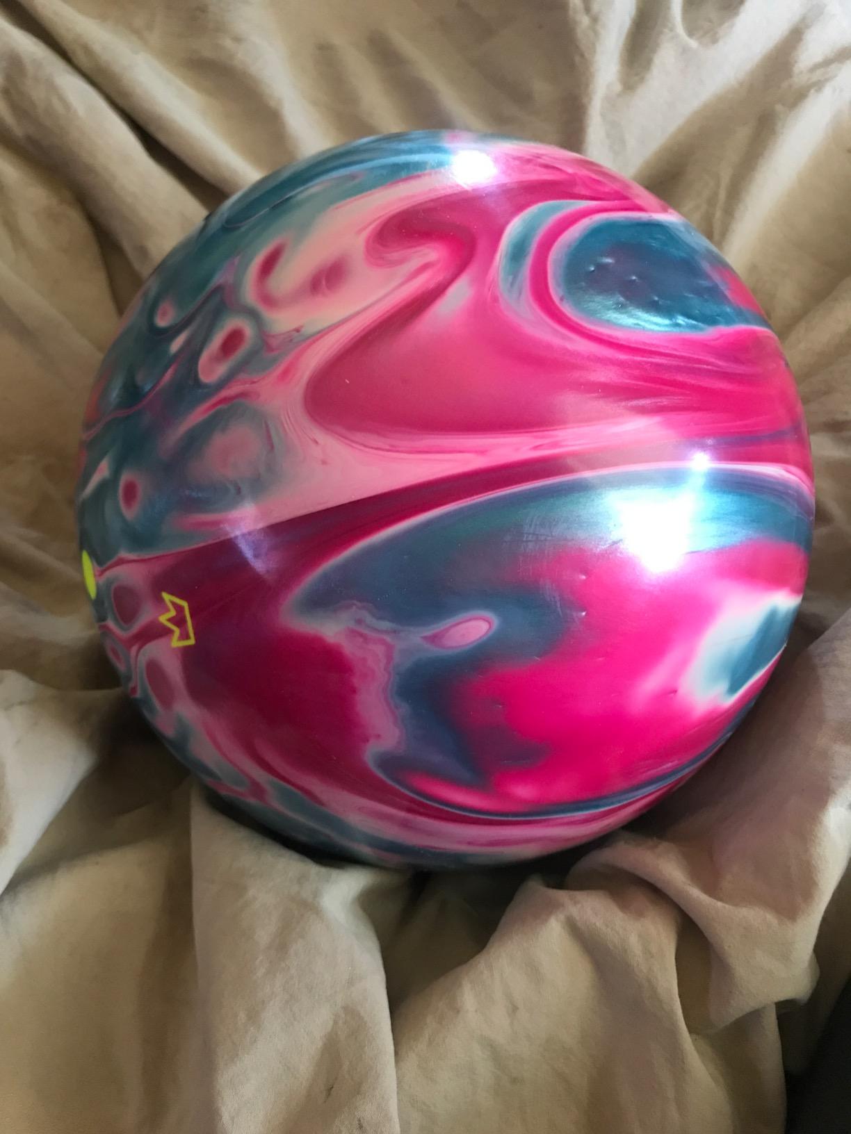 $13/mo - Finance Brunswick Twist Reactive Bowling Ball- Sky Blue/Pink ...