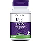 Amazon.com: Natrol Biotin Beauty Tablets, Promotes Healthy Hair, Skin ...