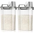Amazon.com: TBMax Rice Container Cereal Storage Container 2 Pack 5 Lbs ...