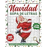 Amazon.com: Navidad Sopa De Letras En Español Para Adultos: Letra ...