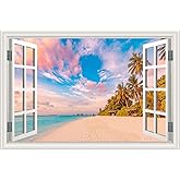 Amazon.com: Fake Window Sticker Wall Decal Faux Window Poster Picture ...