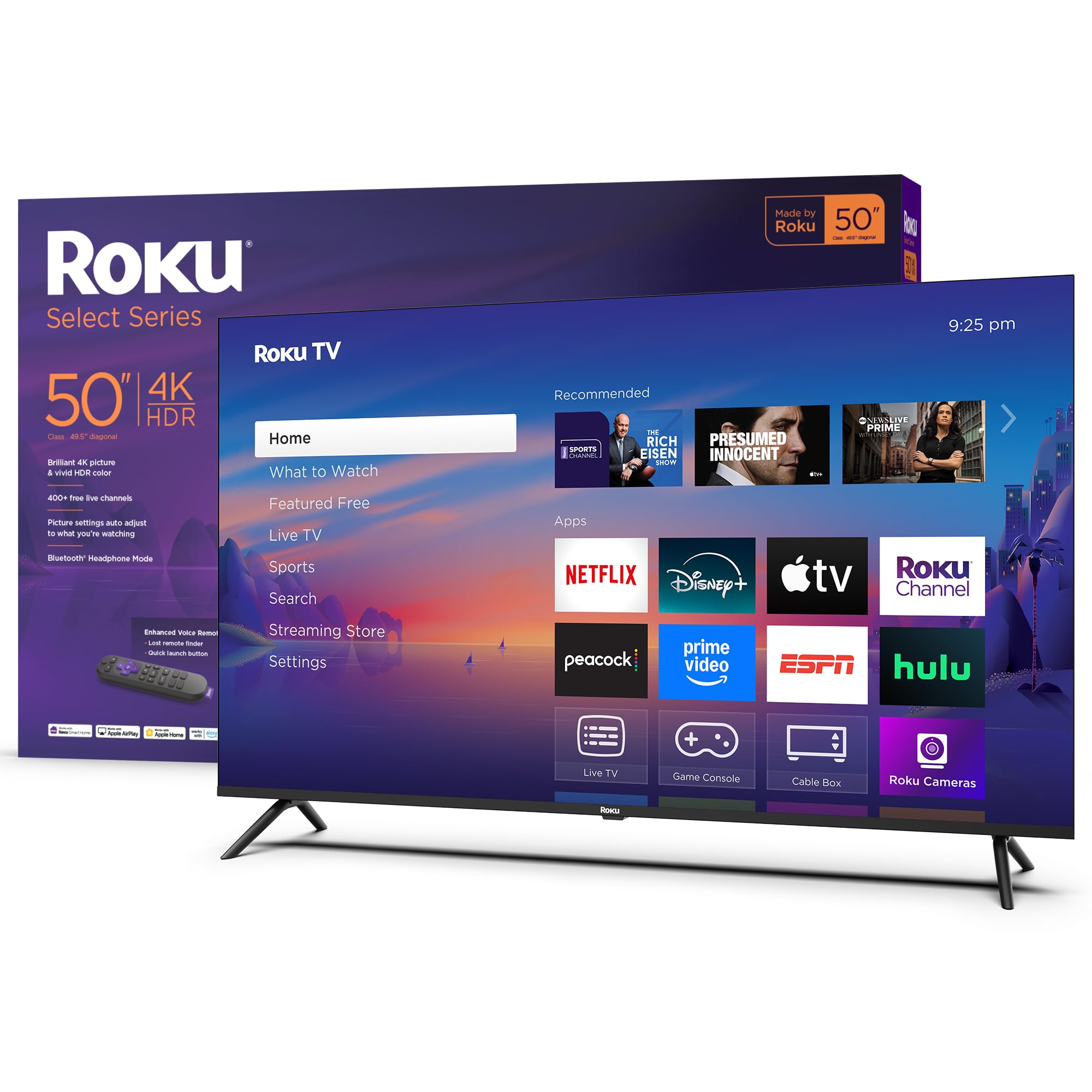 CRACKED BROKEN SCREEN DAMAGED PIXELS Roku Smart TV 2025 50 Inch