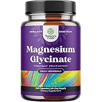 Amazon.com: Chelated Pure Magnesium Glycinate - High Absorption ...
