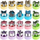 Amazon.com: Vegetable Cutter Shapes Set Mini Sizes Cookie Cutters Set ...